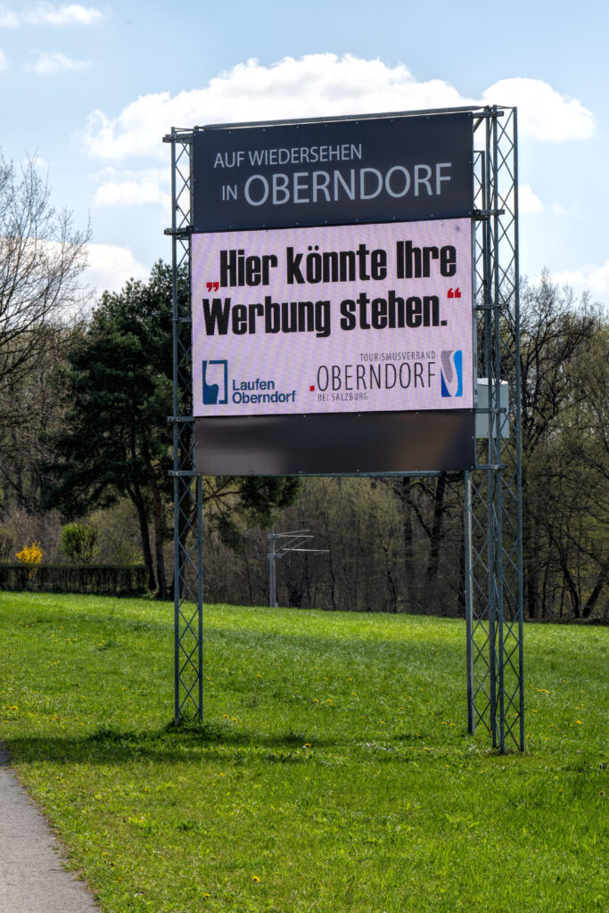 LED Tafel - Salzburger Seenland